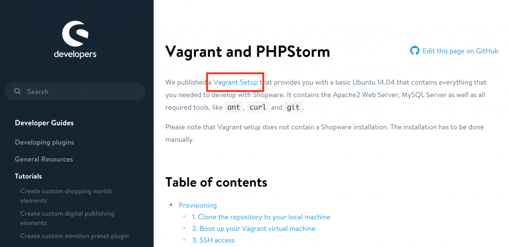Setup a Shopware Development Environment on a Mac – Step 2 Install Vagrant - SAP Development