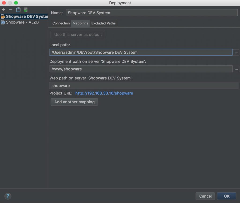 Setup a Shopware Development Environment on a Mac – Step 5 Install and configure PhpStrom - SAP ...